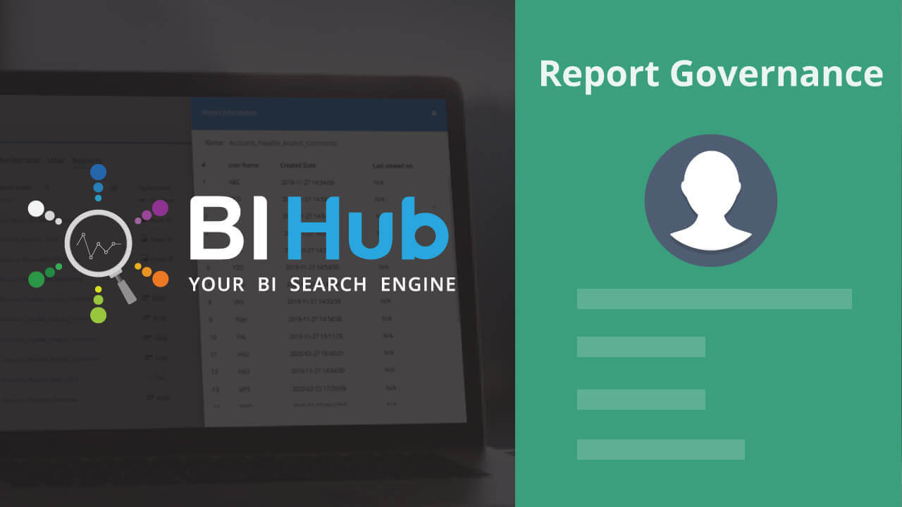 BI Usage Statistics | Report & User Governance | BI Hub